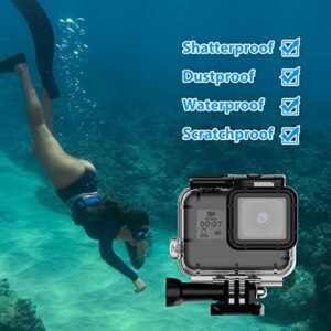 HONGDAK Waterproof Housing Case for GoPro Hero 7/6/5 Black(2018), 169ft/60m Waterproof Case Diving Protective Housing Shell for GoPro Action Camera Underwater Dive Case Shell with Mount & Thumbscrew