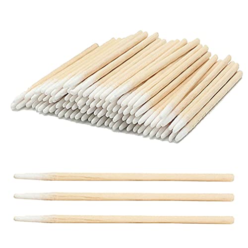 800 pcs 4 Inch Pointed Cotton Swabs Precision Microblading Cotton Tipped