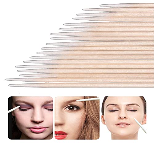 800 pcs 4 Inch Pointed Cotton Swabs Precision Microblading Cotton Tipped