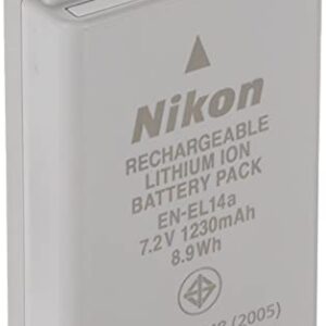 Nikon 27126 EN-EL 14A Rechargeable Li-Ion Battery (Grey)