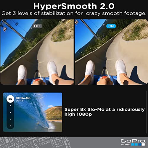 GoPro HERO8 Black E-Commerce Packaging - Waterproof Digital Action Camera with Touch Screen 4K HD Video 12MP Photos Live Streaming Stabilization