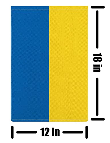 Ukraine Flag ,Ukraine Ukrainian Garden Flags,Nationality Region Ukrainian Garden Flags,International World Country Nation Garden Flags, Indoor and Outdoor Flag, Double-Sided.