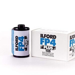 ilford fp4 plus, black and white print film, 135 (35 mm), iso 125, 24 exposures (1700682)