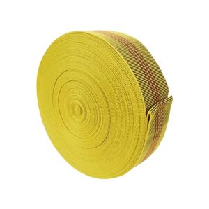 UTALIND Sofa Elastic Webbing Repair Sagging Couch, Chair, Lawn,and Patio Furniture, DIY Upholstery 2.8 Inch Wide x 98.4 Ft Long(Yellow)