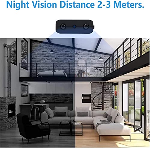 Small Wireless WiFi Camera Hidden Spy Security Cameras,Mini Nanny Cam Smart Home Cams Pet Dog Camera Indoor Outdoor Baby Camera 1080P Remote Portable Camera Phone APP Room Camera