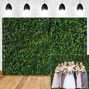 fanghui 9x6ft vinyl natural green leaves grass picture photography backdrop for spring summer wedding birthday party banner supplies indoor outdoor photo studio background booth props