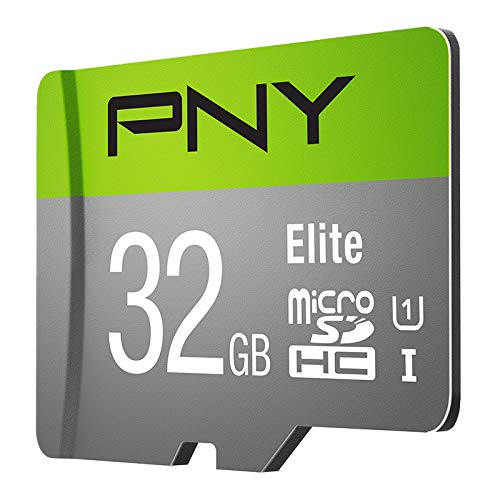 PNY 32GB Elite Class 10 U1 microSDHC Flash Memory Card - 100MB/s read, Class 10, U1, Full HD, UHS-I, micro SD