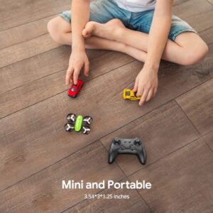 Tomzon A23 Mini Drone for Kids with LEDs, Kids Drone with High Speed Rotation, Throw to Go and 3D Flip, Toy Drone with Circle Fly, Headless Mode, 3 Speeds, 2 Batteries