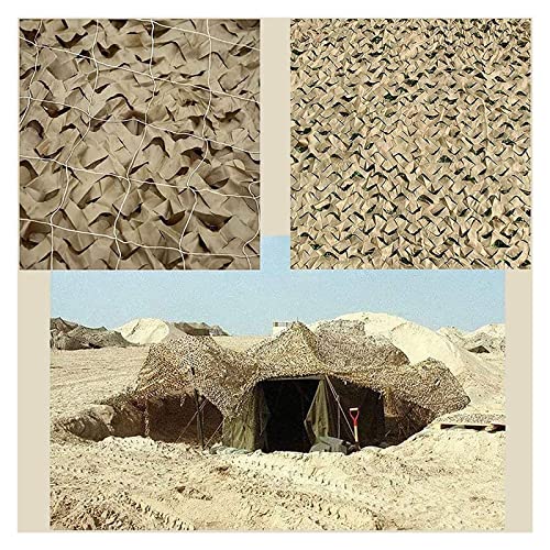 Outdoor Camouflage Net, Sunscreen Camo Netting, for Military, Hunting, Garden, Pergola, Patio, Party Decoration, Shade Netting, Car Cover, Camouflage Netting - Dark Brown (Size : 5x5m)