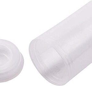 35mm Caliber Plastic Film Canisters-20pc (Clear)