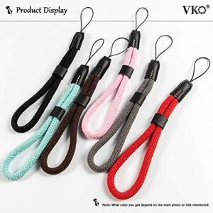 VKO Soft Camera Wrist Strap Compatible with Sony ZV-1 RX100 RX100II RX100III RX100IV RX100V G5XII G7X G7XII G7XIII G9X G9XII GR GRII GRIII Hand Strap Black