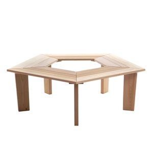 all things cedar tb50 cedar tree bench