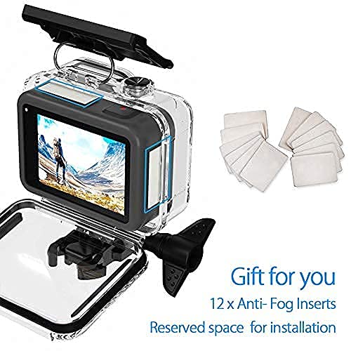 FitStill 60M Waterproof Case for Go Pro Hero 8 Black, Protective Underwater Dive Housing Shell with Bracket Accessories for Go Pro Hero8 Action Camera