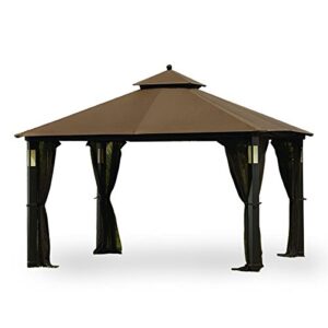 garden winds grand resort audio gazebo replacement canopy top cover – riplock 350