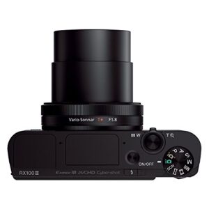 Sony RX100 III 20.1 MP Premium Compact Digital Camera w/1-inch Sensor and 24-70mm F1.8-2.8 ZEISS Zoom Lens (DSCRX100M3/B), 6in l x 4.65in w x 2.93in h, Black