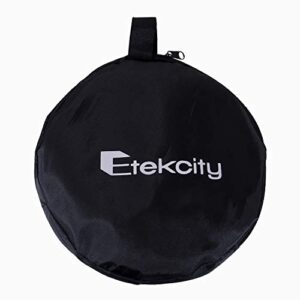 Etekcity 24" (60cm) 5-in-1 Photography Reflector Light Reflectors for Photography Multi-Disc Photo Reflector Collapsible with Bag - Translucent, Silver, Gold, White and Black