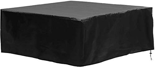 dDanke Black Patio Garden Furniture Cover Waterproof UV Outdoor Rain Snow for Table Chair Sofa Protection 48.4x48.4x29 Inch