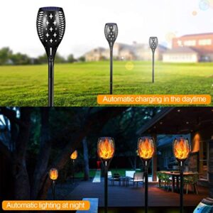 Upgraded Solar Torch Lights,YoungPower Waterproof Flickering Flames Solar Lights Outdoor Landscape Decoration Lighting Dusk to Dawn Auto On/Off Security Light for Garden Patio Deck Yard Driveway,1Pack