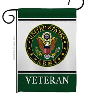 USA Decoration Army Veteran Garden Flag Armed Forces Rangers United State American Military Retire Official House Decoration Banner Small Yard Gift Double-Sided, 13"x 18.5", Made in USA