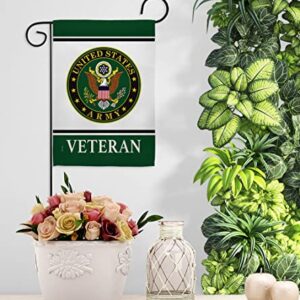 USA Decoration Army Veteran Garden Flag Armed Forces Rangers United State American Military Retire Official House Decoration Banner Small Yard Gift Double-Sided, 13"x 18.5", Made in USA