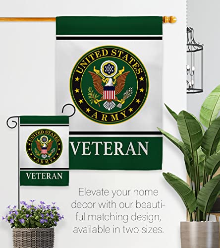 USA Decoration Army Veteran Garden Flag Armed Forces Rangers United State American Military Retire Official House Decoration Banner Small Yard Gift Double-Sided, 13"x 18.5", Made in USA