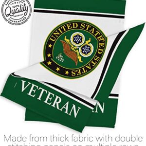 USA Decoration Army Veteran Garden Flag Armed Forces Rangers United State American Military Retire Official House Decoration Banner Small Yard Gift Double-Sided, 13"x 18.5", Made in USA