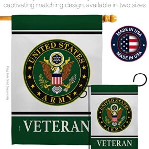 USA Decoration Army Veteran Garden Flag Armed Forces Rangers United State American Military Retire Official House Decoration Banner Small Yard Gift Double-Sided, 13"x 18.5", Made in USA