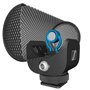 Sennheiser Professional MKE 200 Directional On-Camera Microphone with 3.5mm TRS and TRRS Connectors for DSLR, Mirrorless & Mobile,Auxiliary