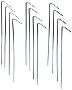 tierra garden 50-2000 haxnicks ground pegs, 12-pack