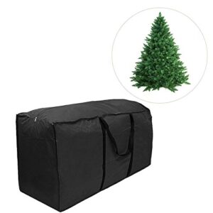 Garden Furniture Cushion Storage Bag, Outdoor Waterproof Furniture Cushion Bag, Christmas Tree Storage Bag, Heavy Duty Rip-Proof 600D Oxford Fabric Garden Bench/Rattan Cushion Covers Storage Bag