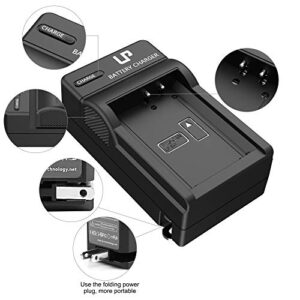 LP-E10 Battery Charger, LP Charger Compatible with Canon EOS Rebel T7, T6, T5, T3, T100, 4000D, 3000D, 2000D, 1500D, 1300D, 1200D, 1100D & More (Not for T3i T5i T6i T6s T7i)