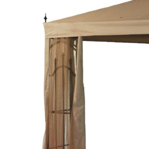 Garden Winds Arrow Gazebo Replacement Canopy Top Cover and Netting - RipLock 350