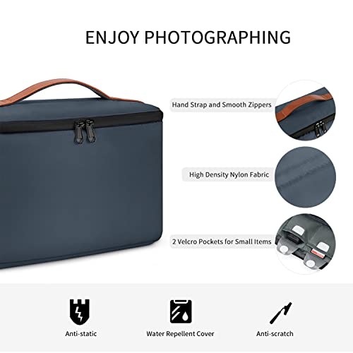 Kattee Camera Insert Bag, DSLR SLR Padded Case Shockproof for Travel