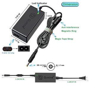 Gonine DMW-DCC12 AC Power Adapter DMW-AC8 Plus DC Coupler Kit (PANASONIC BLF-19 Battery Replacement) for PANASONIC DMC-GH3 DMC-GH4 DMC-GH3K DMC-GH4K DC-GH5 and Sigma SDQ SDQH Digital Camera.