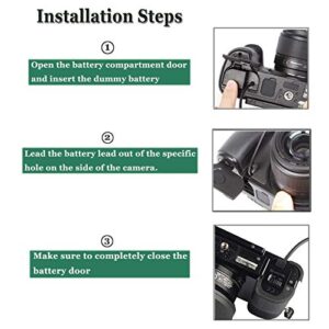 Gonine DMW-DCC12 AC Power Adapter DMW-AC8 Plus DC Coupler Kit (PANASONIC BLF-19 Battery Replacement) for PANASONIC DMC-GH3 DMC-GH4 DMC-GH3K DMC-GH4K DC-GH5 and Sigma SDQ SDQH Digital Camera.