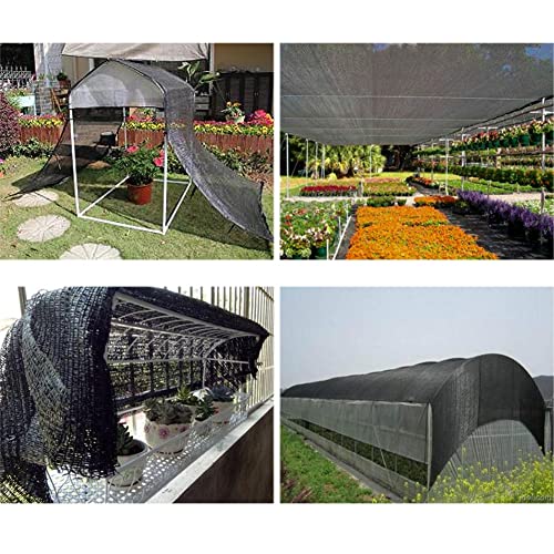 winemana 40% Black Shade Cloth, 20 x 48 FT Durable Mesh Tarp with Grommets, Resistant Garden Sun Shade Netting, Shading Antifreezing for Pergola, Greenhouse, Plants Growing, Chicken Coop