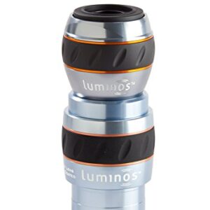 Celestron 93436 Luminous 2-Inch 2.5x Barlow Lens (Silver)