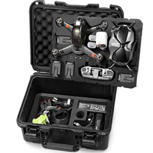 lekufee waterproof hard case compatible with dji fpv combo and more dji fpv drone accessories (not for dji avata)(case only)