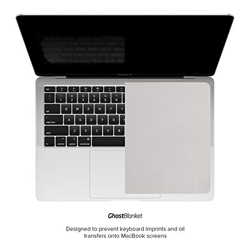 UPPERCASE GhostBlanket Screen Keyboard Imprint Protection Microfiber Liner and Cleaning Cloth 13" Compatible with MacBook Pro 13" Macbook Pro 14" and MacBook Air 13"