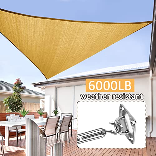 30 Pcs Sun Shade Hardware Kit for Rectangle Triangle Shade Sail - Retractable 4.45'' to 7'' 304 Marine Grade Stainless Steel Sun Shade Sail Installation Replacement in Outdoor Patio Lawn Garden