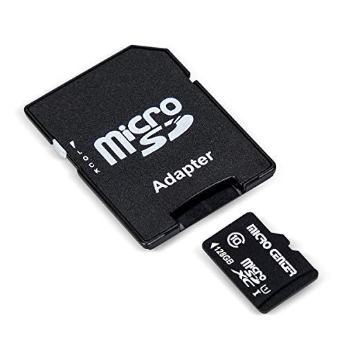 Micro Center 128GB Class 10 MicroSDXC Flash Memory Card with Adapter for Mobile Device Storage Phone, Tablet, Drone & Full HD Video Recording - 80MB/s UHS-I, C10, U1 (2 Pack)