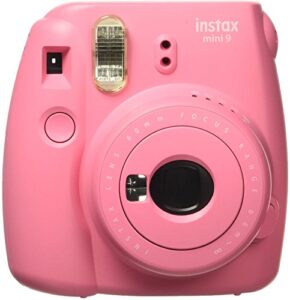 fujifilm instax mini 9 instant camera, flamingo pink