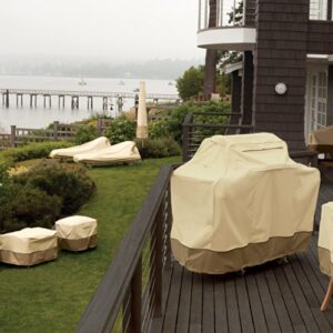 Classic Accessories Veranda Water-Resistant 50 Inch Patio Bench Cover, Patio Furniture Covers