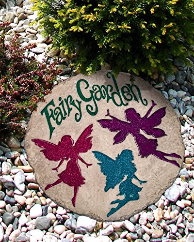 Spoontiques - Garden Décor - Shoot for The Stars Stepping Stone - Decorative Stone for Garden