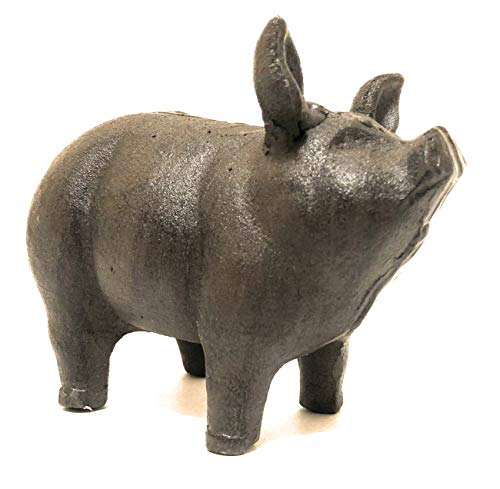 Cast Iron Small Piglet Garden Statue