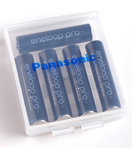 Panasonic BQ-CASE6SA Battery Storage Cases with 4AA or 5AAA Battery Capacity, 6 Pack