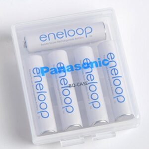 Panasonic BQ-CASE6SA Battery Storage Cases with 4AA or 5AAA Battery Capacity, 6 Pack