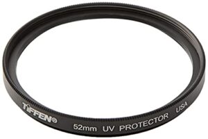 tiffen 52uvp 52mm uv protection filter,black