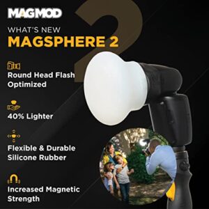 MagMod Starter Flash Kit 2 | Camera Speedlight Flash Diffuser | Magnetic Light Modifier Attachments | New and Improved MagMod Modifiers: MagGrip 2, MagSphere 2, MagGrid 2 | Superior Light Control