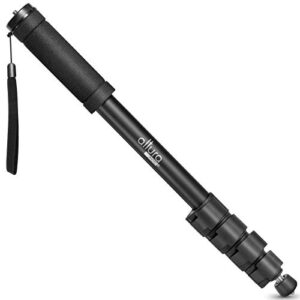 altura photo 62-inch camera monopod – heavy duty monopod for cameras canon, nikon & sony mirrorless & dslr, steady photography monopod, easy to carry & portable monopod lightweight w/pouch